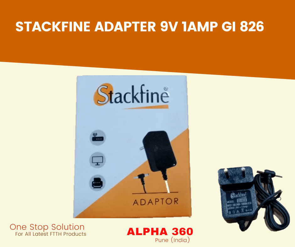 STACKFINE ADAPTER 9V 1AMP GI 826