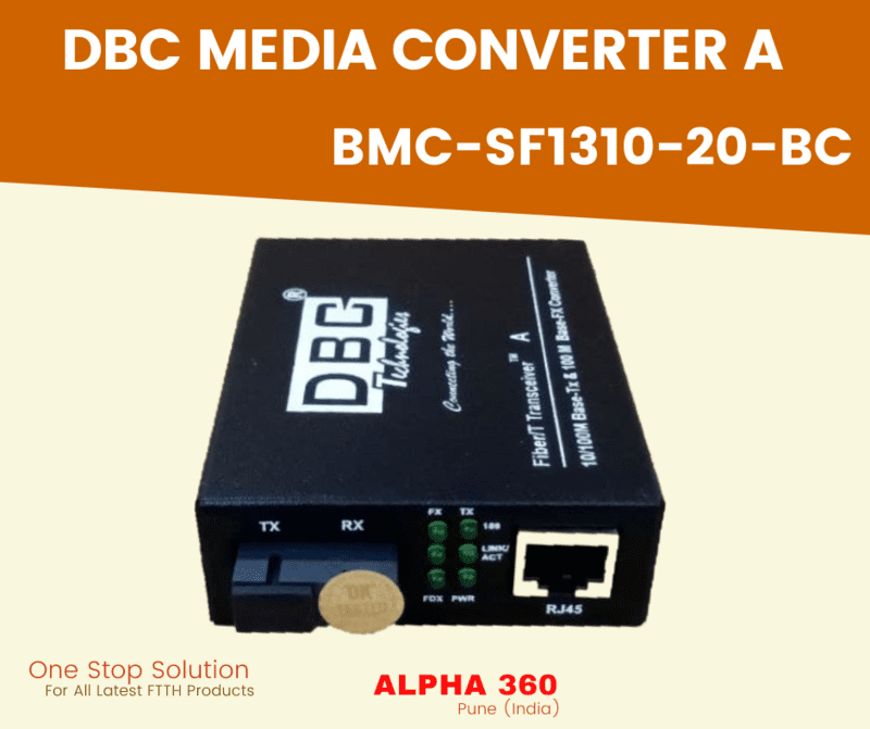 DBC MEDIA CONVERTER A 10/100 BMC-SF1310-20BC