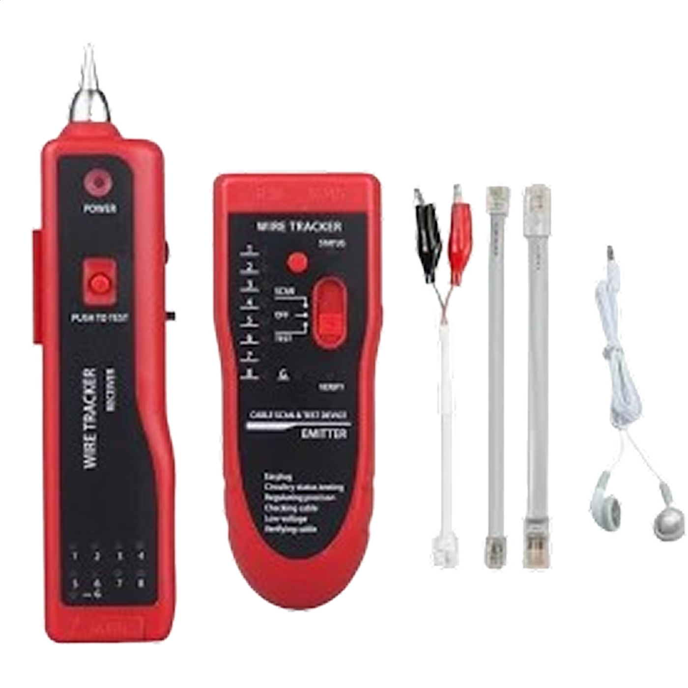 Wire Tracker Network Cable Detector LAN Tester Ethernet RJ11 RJ45 Cat5 ...